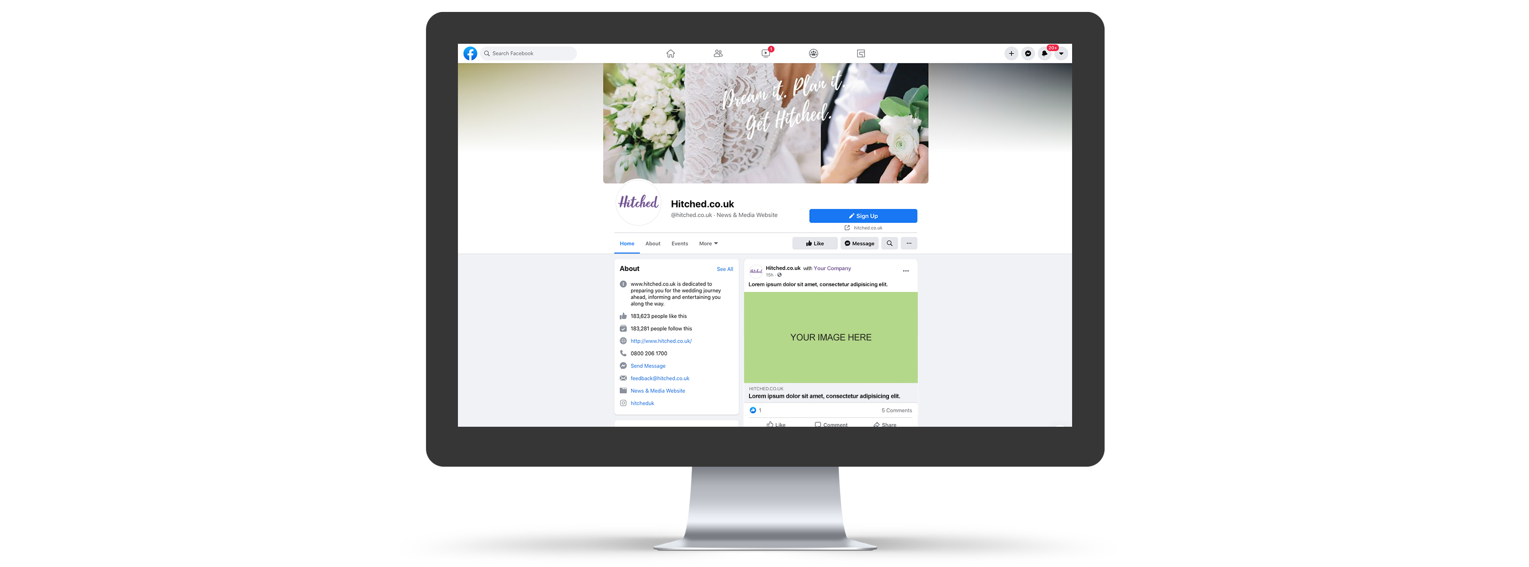 Facebook – The Knot Worldwide Ad Spec Site